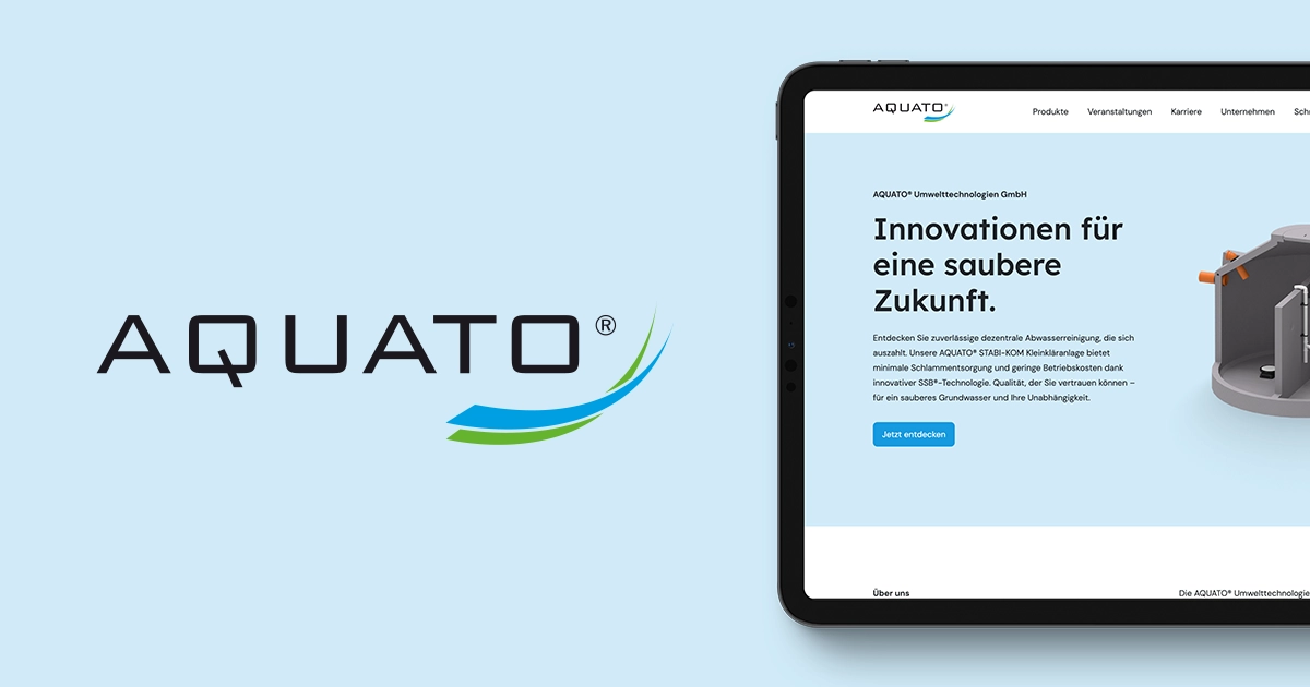 Brochures & Flyers | AQUATO®: Information Material about Products